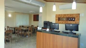 Quiosque de check-in/check-out