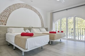 Apartamento, 4 quartos, varanda, Vista para a cidade | Roupa de alta qualidade, camas de colchão pillowtop 