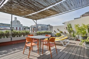Penthouse, 1 quarto, terraço, Vista para a cidade | Terraço/pátio interior