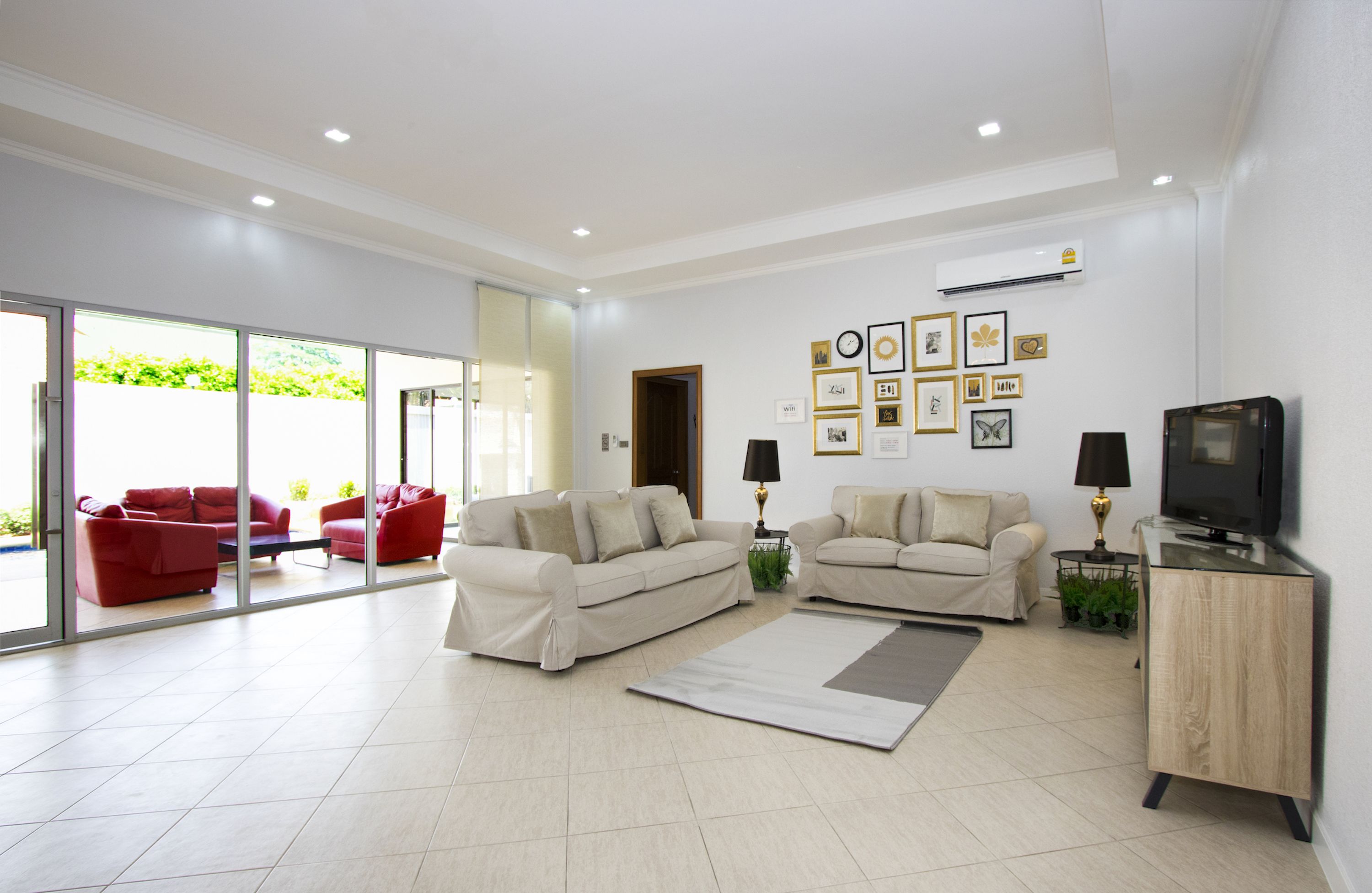 Cofres nos quartos, individualmente decorados