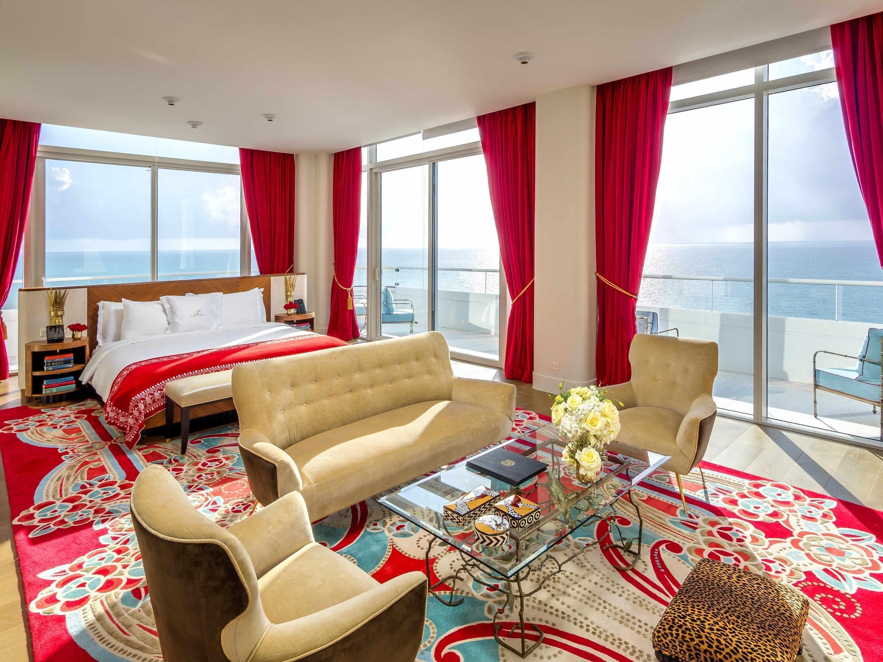 Suite (Penthouse Faena) | Roupa de alta qualidade, minibar, cofre no quarto 