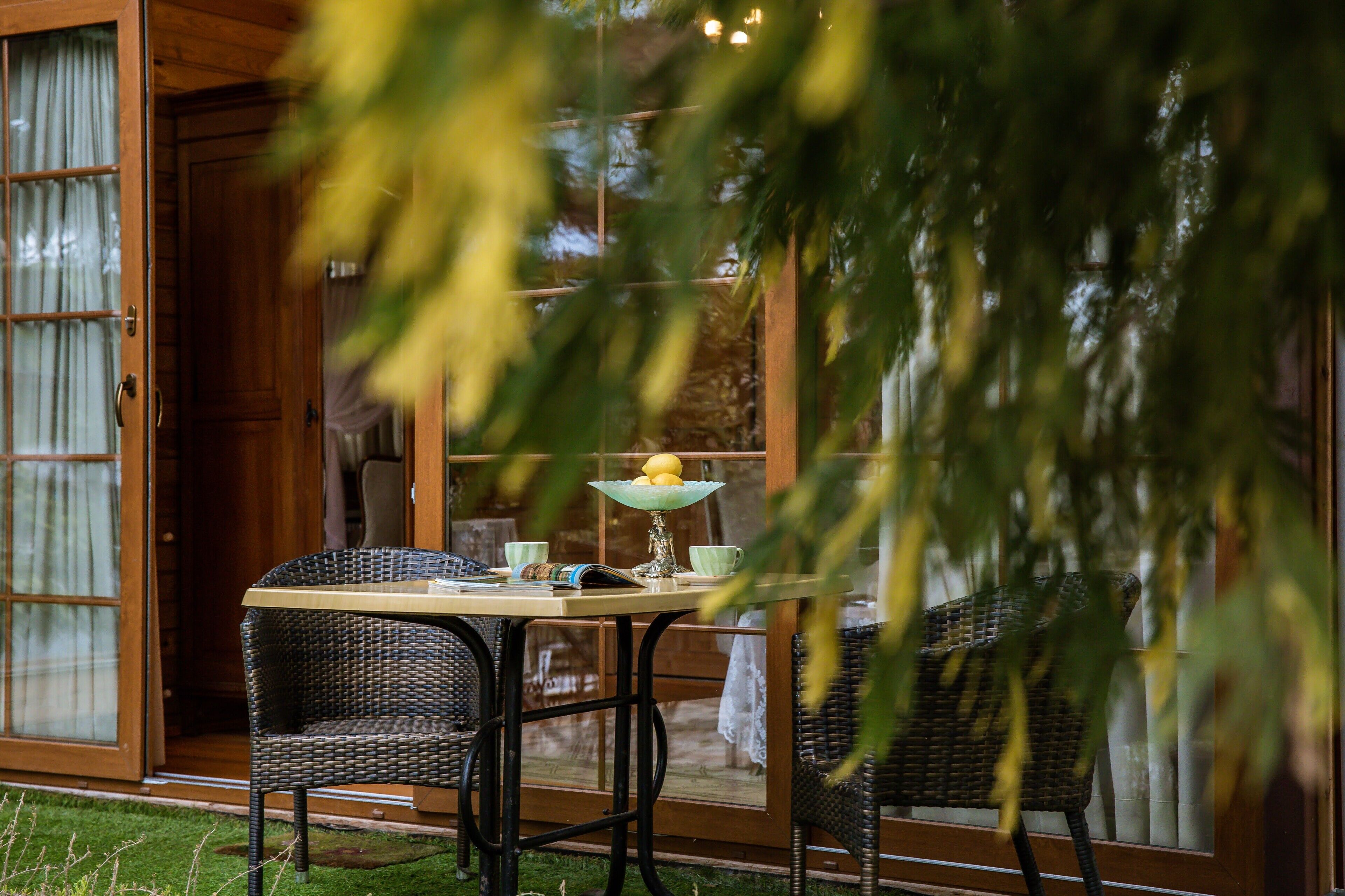 Nehir Manzarali Bungalov | Terraço/pátio interior