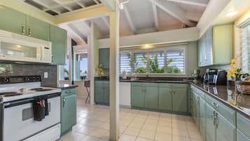 Suíte superluxo, 2 quartos, para não fumantes | Cozinha privada | Geladeira, micro-ondas, cafeteira/chaleira, chaleira elétrica