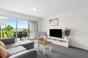 TV de ecrã plano, leitor de DVD 