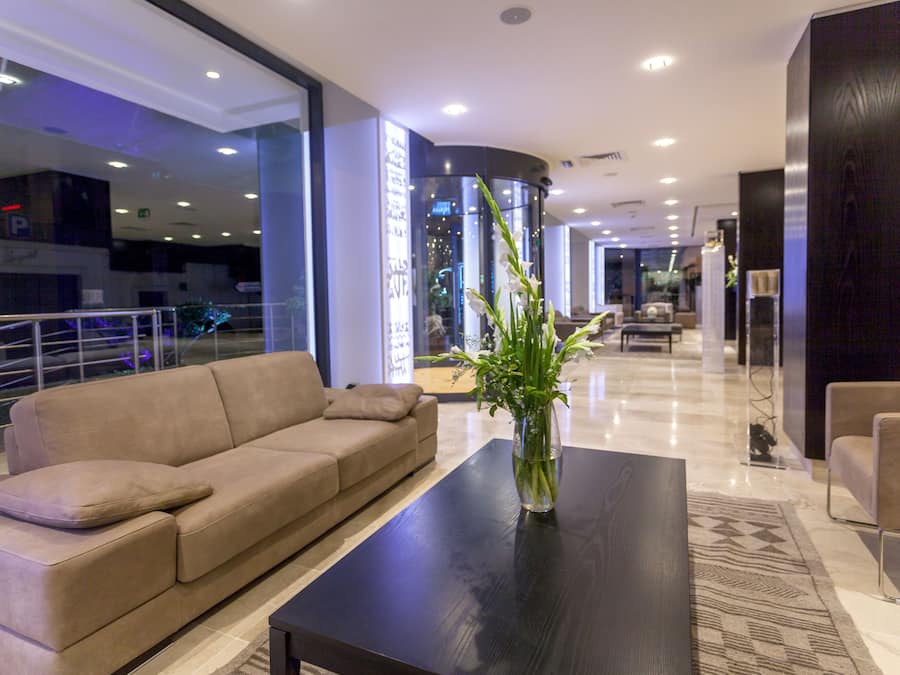 Sala de estar do lobby