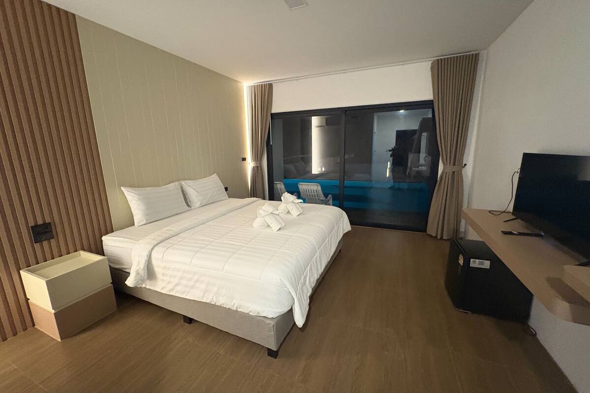 Quarto Deluxe | Secretária, Wi-fi grátis, roupa de cama fornecida