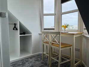 Quarto casal superior, vista para o mar | Vista para praia/oceano