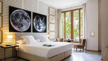 Quarto luxo | 1 quarto, roupas de cama premium, frigobar, cofres nos quartos