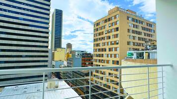 Duplex clássico, 2 camas de casal | Terraço/pátio