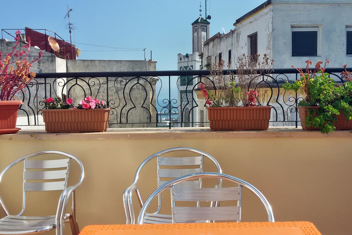 Quarto casal tradicional | Terraço/pátio