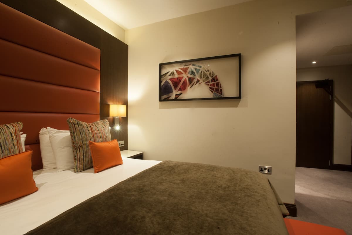 Quarto Individual (Budget) | Minibar, cofre no quarto, secretária