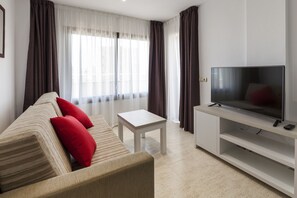 Televisor LED de 42 polegadas com canais via satélite, televisor 