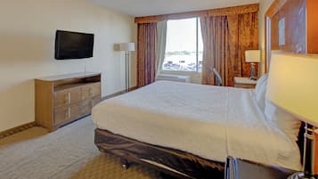 Quarto, 1 cama King, para não fumantes | Escrivaninha, Wi-Fi de cortesia, roupa de cama