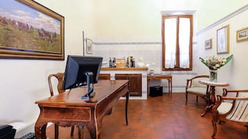 Quiosque de check-in/check-out