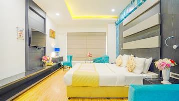 Quarto superluxo, para fumantes | 1 quarto, roupas de cama premium, frigobar, cofres nos quartos