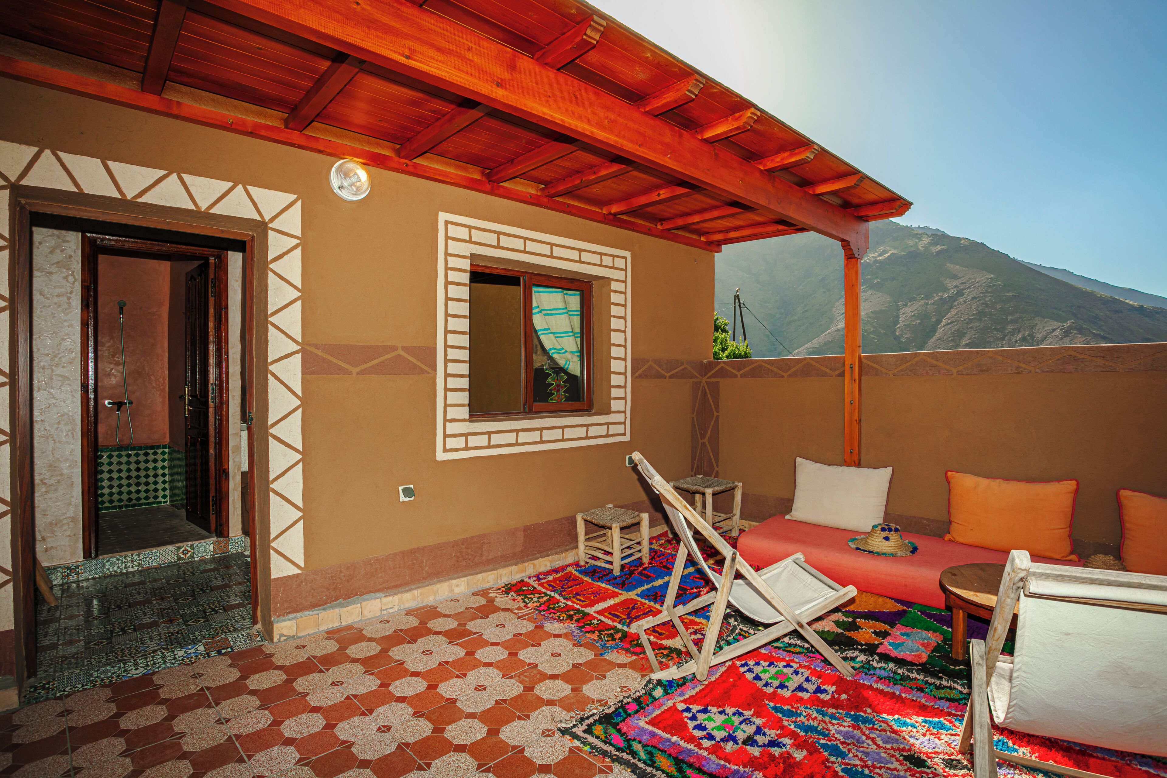 Quarto Duplo Panorâmico | Terraço/pátio interior