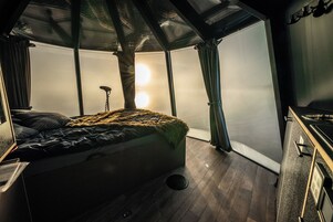 Cabana de Madeira Panorâmica | Cozinha privada