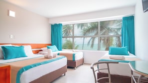 Quarto quádruplo superior | 1 quarto, roupa de cama