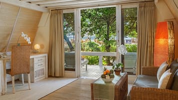 Lumbung Beach Cottage | Vista do quarto