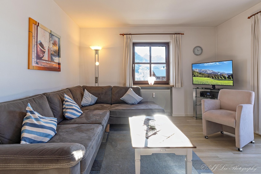 Beautiful Vacation Apartment Kathi With Mountain View In Wallgau - Walchensee