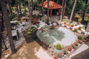 Vista para o campo desde o alojamento