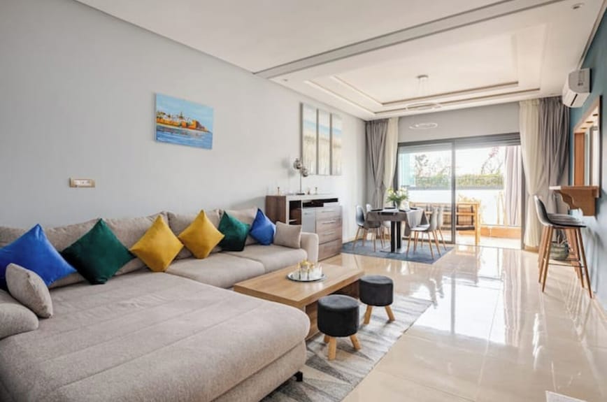 Luxury 2br/2ba In Bouznika With Pool 5min Sea - Skhirat