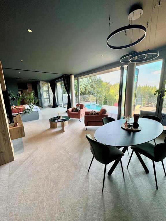 Villa De Luxe Privée Avec Piscine Chauffée,spa Et Sauna - Moselle