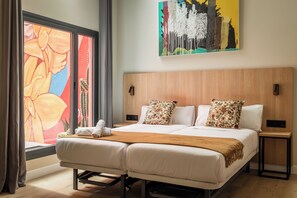 Quarto Twin Comfort, não fumadores | Cofre no quarto, cortinas/cortinados opacos, quartos insonorizados