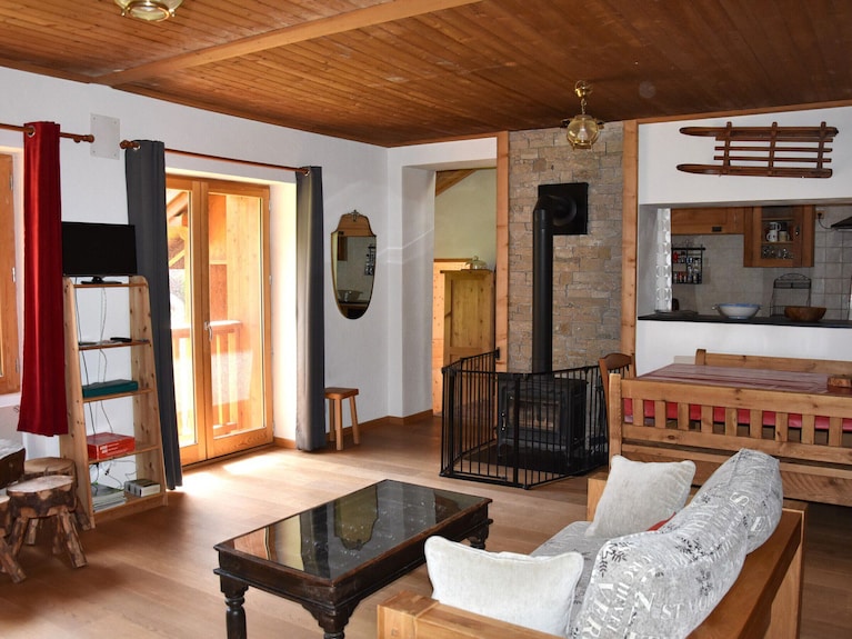 Cozy Chalet For 6 Near Center, South Garden, 1 Bedroom, Mezzanine - Val-Cenis