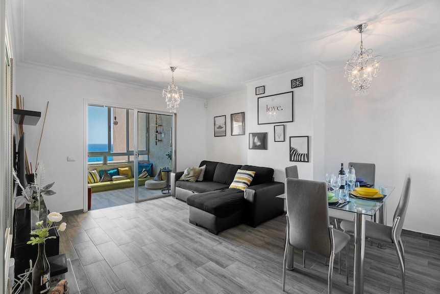 Apartamento De Vacaciones 'Jardines Del Mar Ocean View' Con Vistas Al Mar Y Piscina Compartida - San Cristóbal de La Laguna