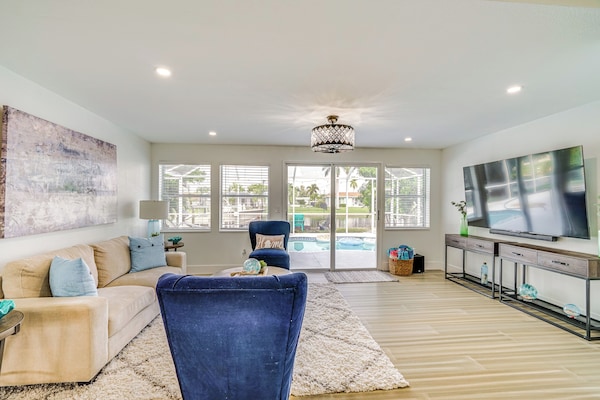 3 Mi To Yacht Club Beach: Family Escape W/ Dock! - Sanibel Island, FL