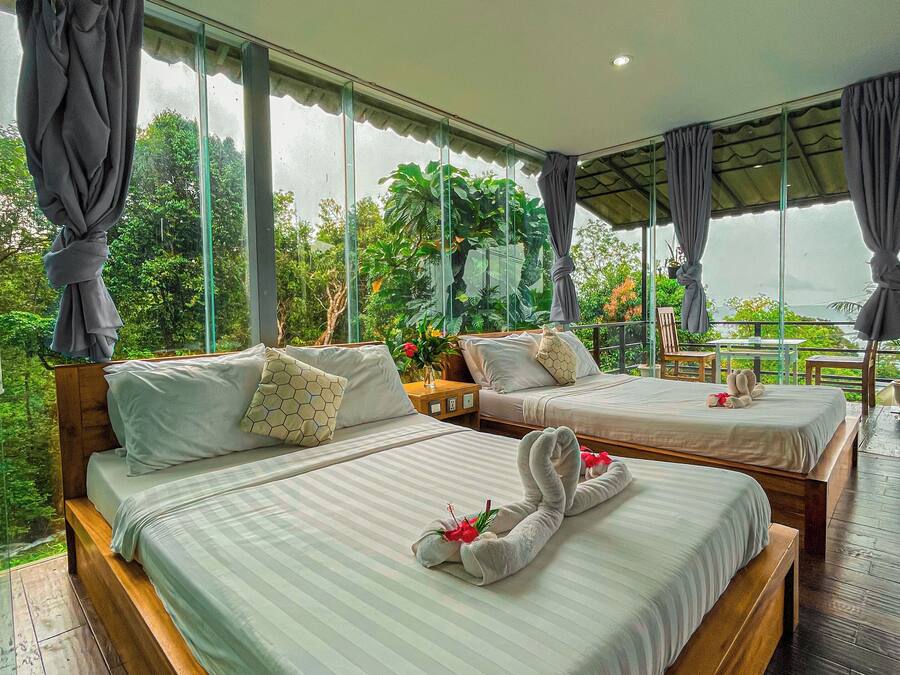 Bungalow Familiar, varanda, vista para o jardim | Wi-fi grátis