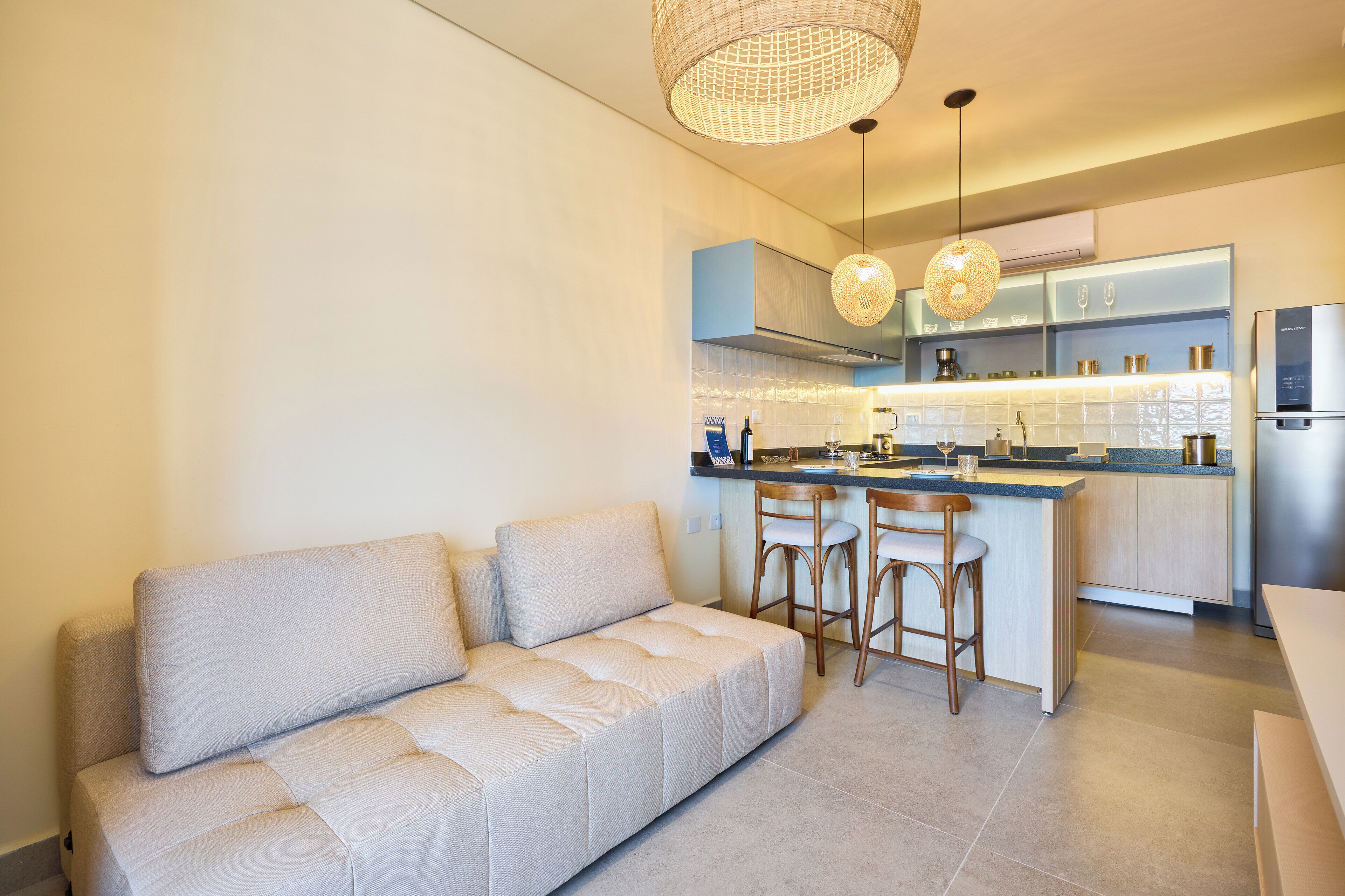 Apartamento | Sala | Smart TV de 55 polegadas com canais digitais 