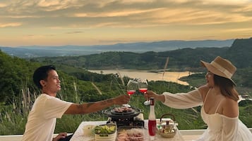 Casa Panorâmica, 1 cama king-size, vista para o lago, junto à montanha