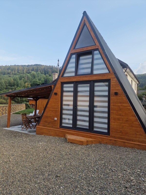 Bucovina-a-framehouse-hottub-fireplace-patio-wifi - Sucevița