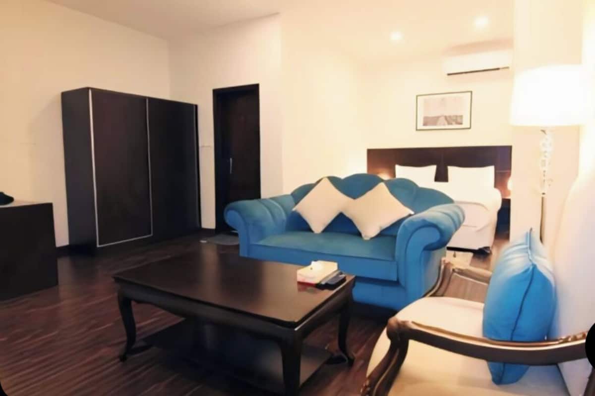 Apartamento básico | 1 quarto, roupas de cama de algodão egípcio, roupas de cama premium
