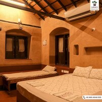 Casa de Campo Deluxe, pátio | 1 quarto, cortinas/cortinados opacos, camas desdobráveis 