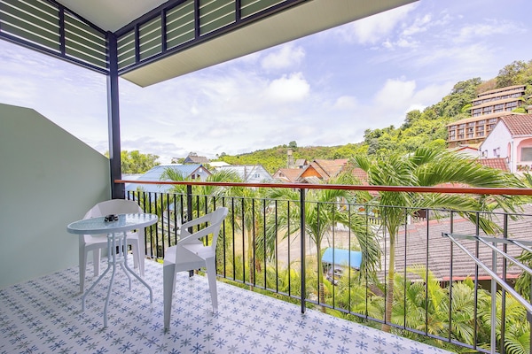 Quarto Duplo Deluxe, varanda, vista para a montanha | Vista para a montanha