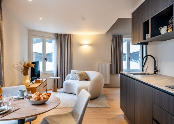 Apartamento | 1 quarto, escrivaninha, acesso à internet de alta velocidade