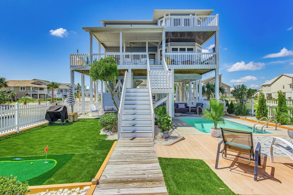 Spacious Home W/ Boat Dock In Ocean Isle Beach! - Sunset Beach, NC