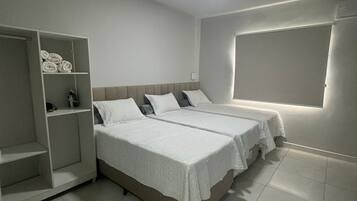 Roupa hipoalergénica, Wi-fi grátis, roupa de cama fornecida