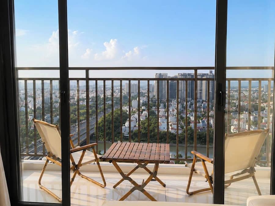 Apartamento superior, 2 quartos, cozinha, vista para a cidade | Terraço/pátio