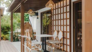 Villa Exclusiva, 5 quartos, piscina privativa | Terraço/pátio interior