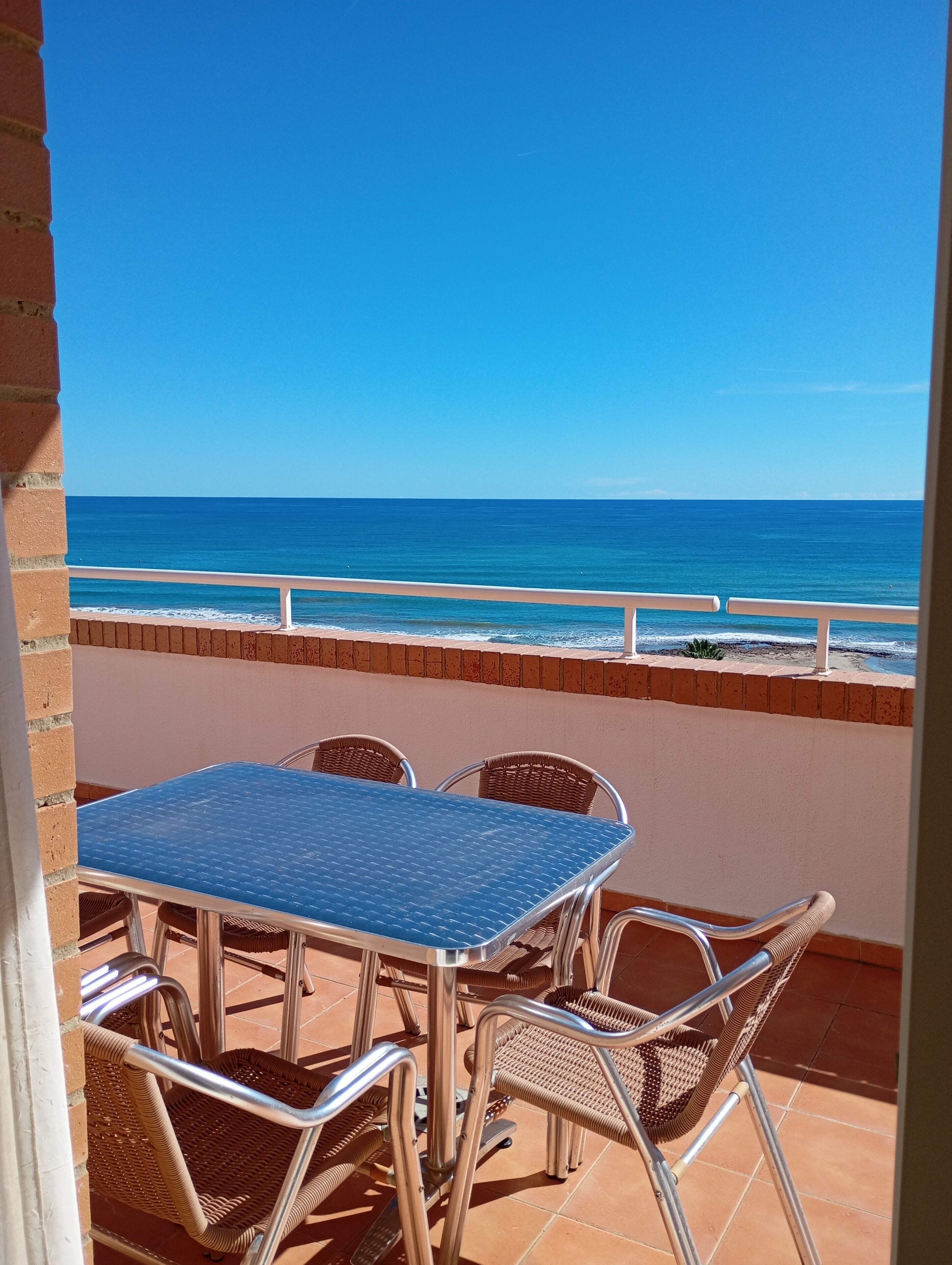 Apartamento, vista para o mar, no canto | Terraço/pátio interior