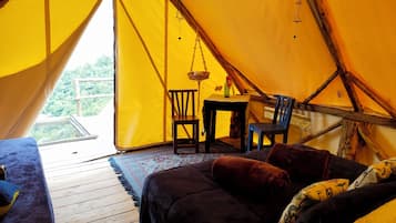 Tenda Panorâmica, varanda, vista para a montanha | 1 quarto, Wi-fi grátis