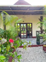 Quarto Duplo Exclusivo, 1 quarto, vista para o jardim | Vista da varanda