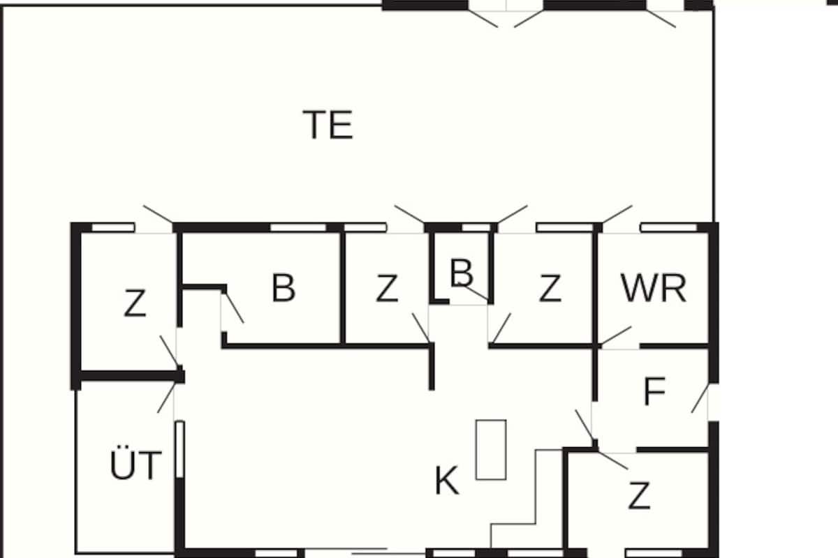 Casa clássico, 4 quartos | Planta do andar