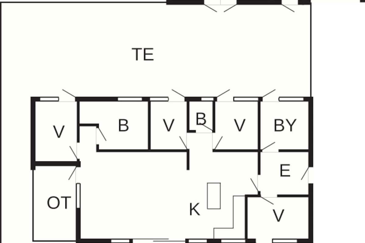 Casa Clássica, 4 quartos | Planta do andar