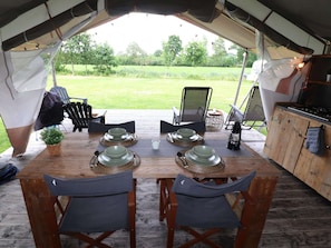 Tenda Comfort, 2 quartos | Vista do alojamento
