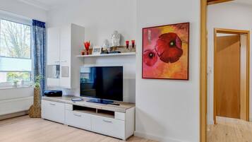 Apartamento Clássico, 4 quartos | Sala